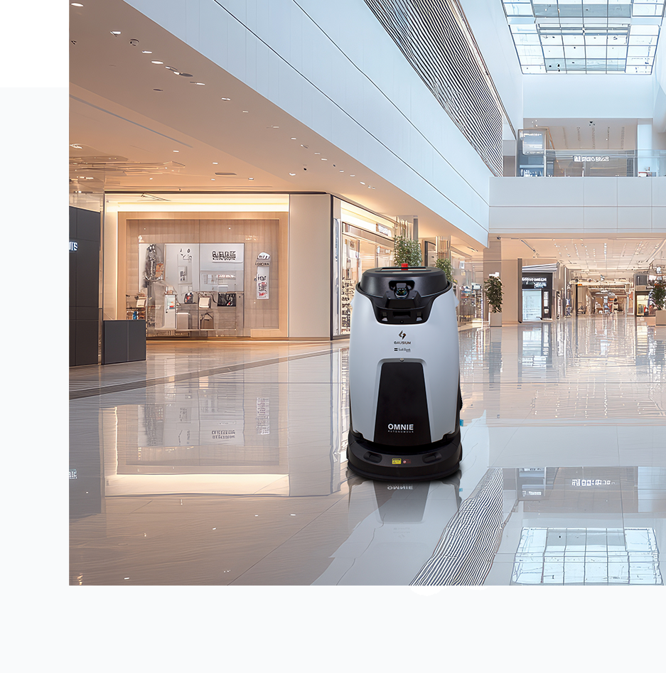 Omnie | AI-Powered Floor Scrubber | SoftBank Robotics America
