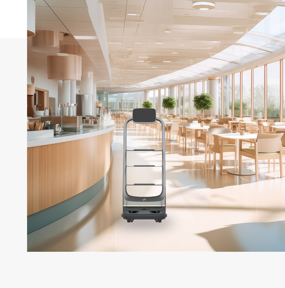 X1 | Food Delivery Robot Busser | SoftBank Robotics America
