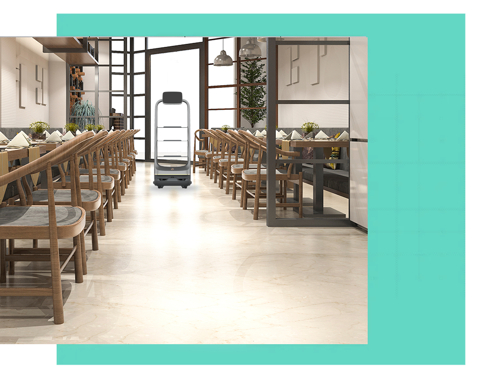 X1 | Food Delivery Robot Busser | SoftBank Robotics America